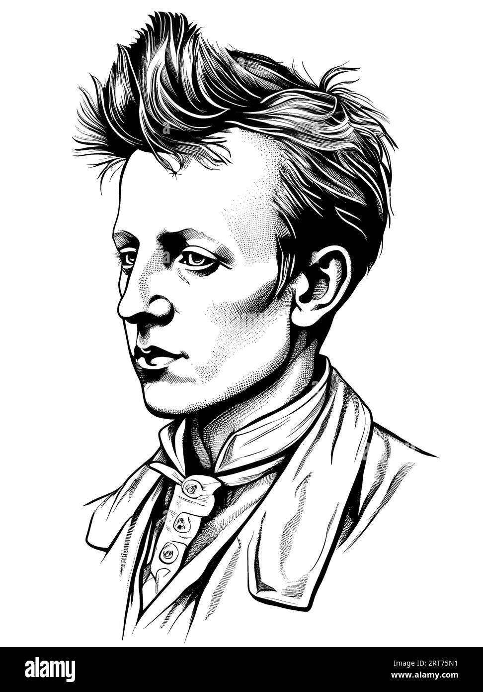 Arthur rimbaud Banque d'images vectorielles - Alamy