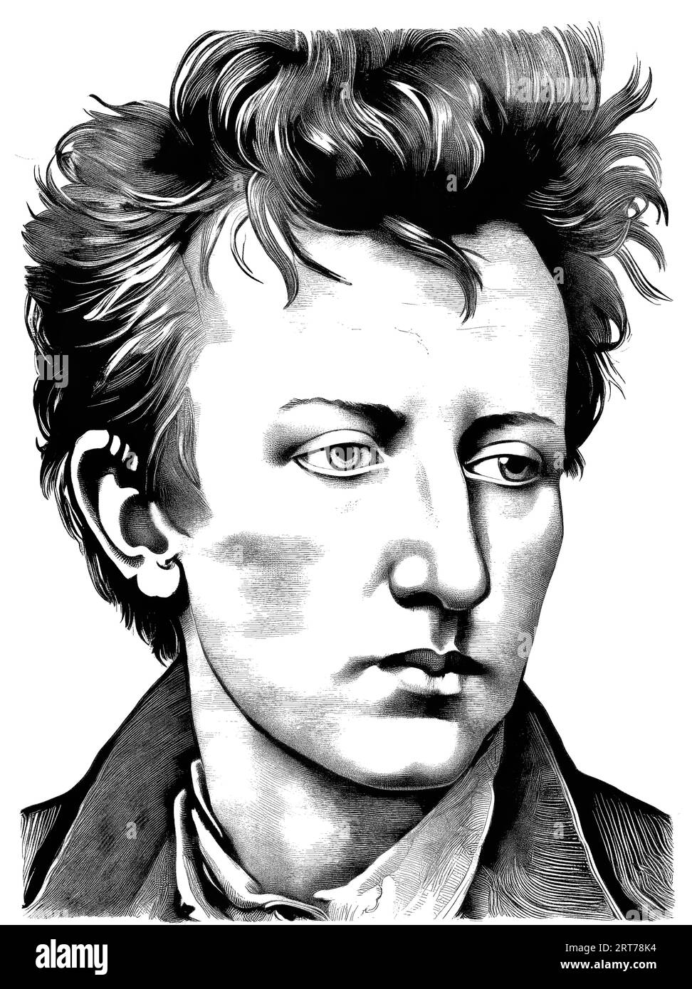 Arthur rimbaud Banque d'images vectorielles - Alamy