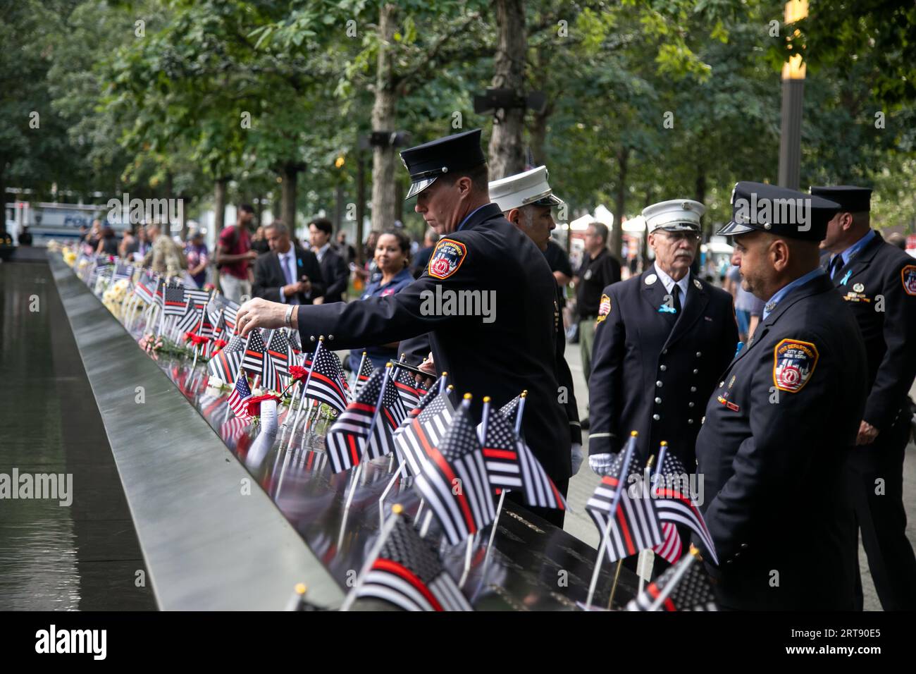 September 11th memorial ceremony Banque de photographies et d’images à ...