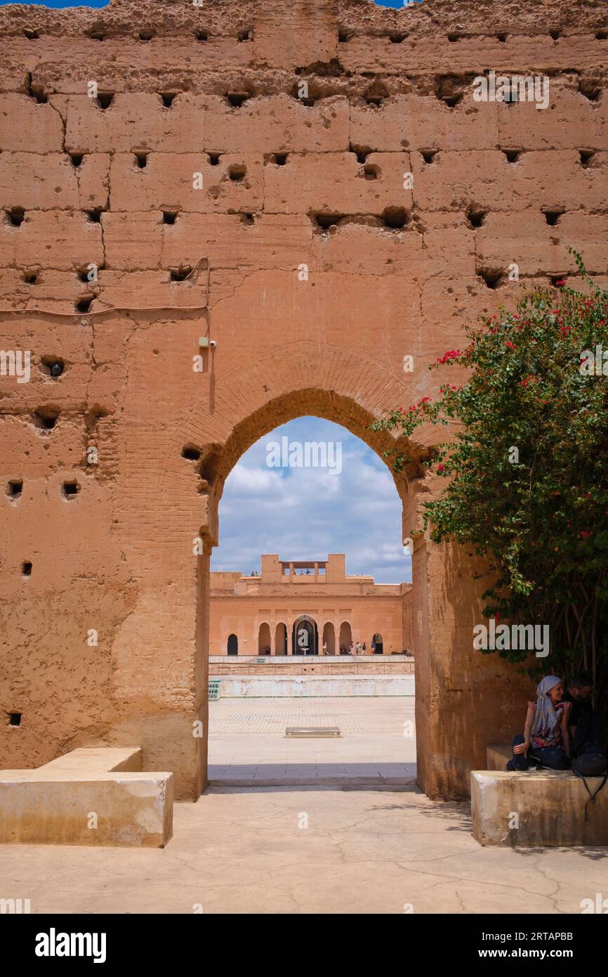 Maroc : les ruines du Palais El Badi (Palais Badia), quartier de la ...