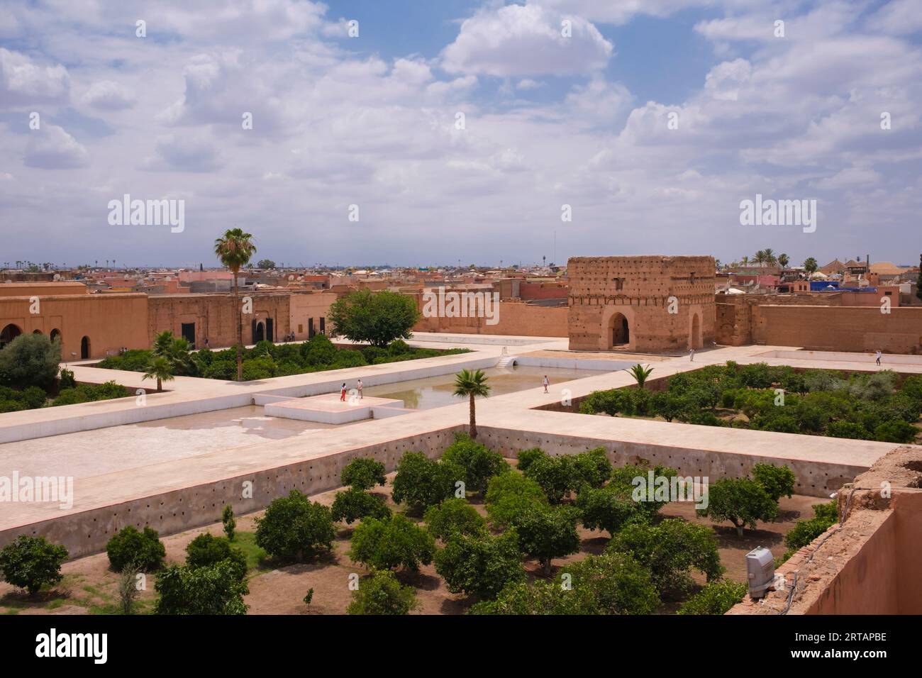 Maroc : les ruines du Palais El Badi (Palais Badia), quartier de la ...
