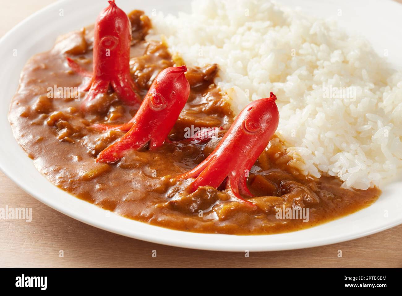 Rice and curry Banque de photographies et d’images à haute résolution ...