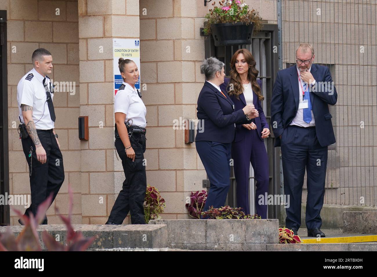 La Princesse de Galles, patronne du Forward Trust, arrive pour une ...