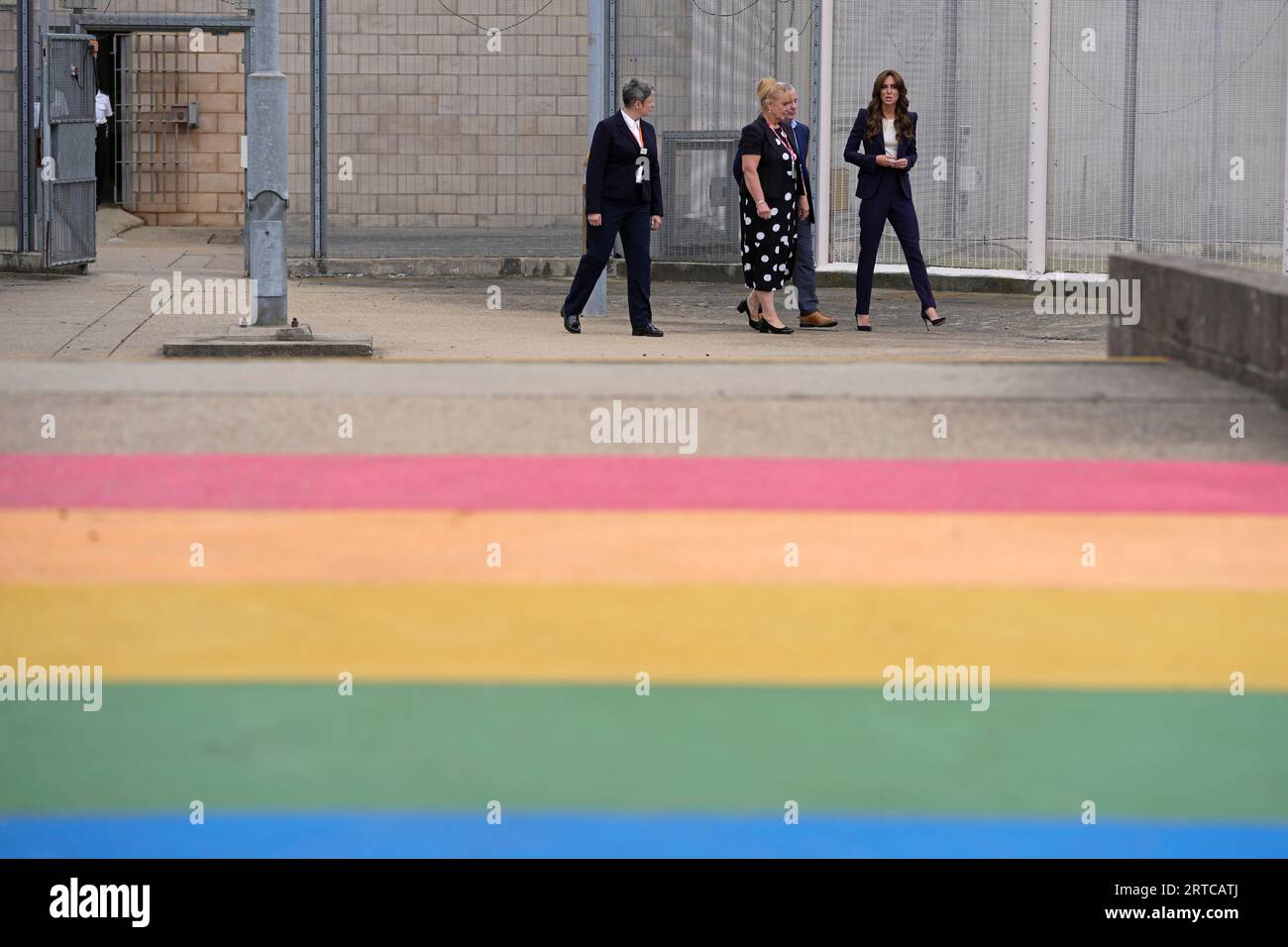 La Princesse de Galles, patronne du Forward Trust, lors d’une visite à ...