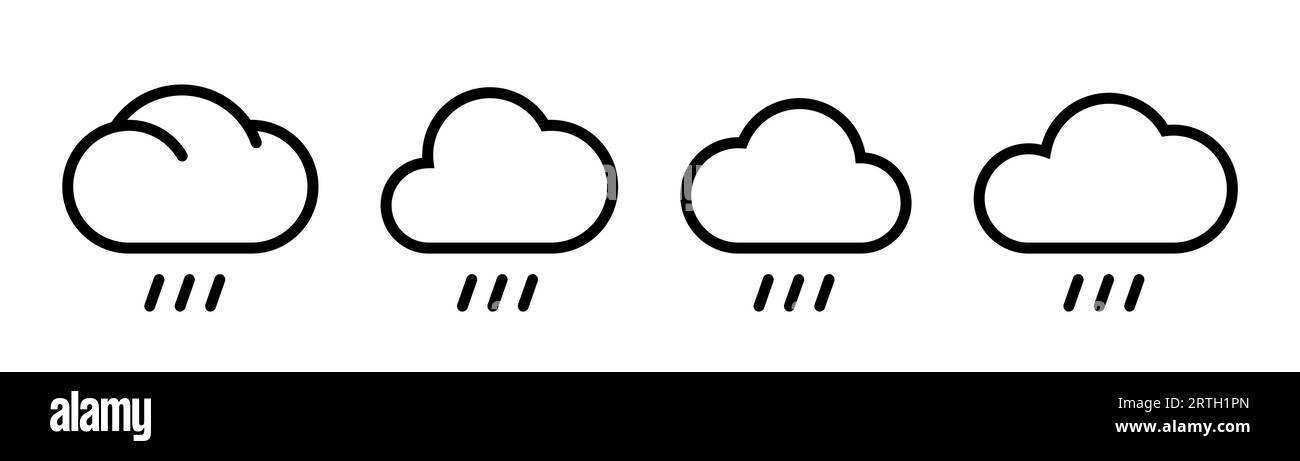 Symbole de la pluie Banque de photographies et d’images à haute ...
