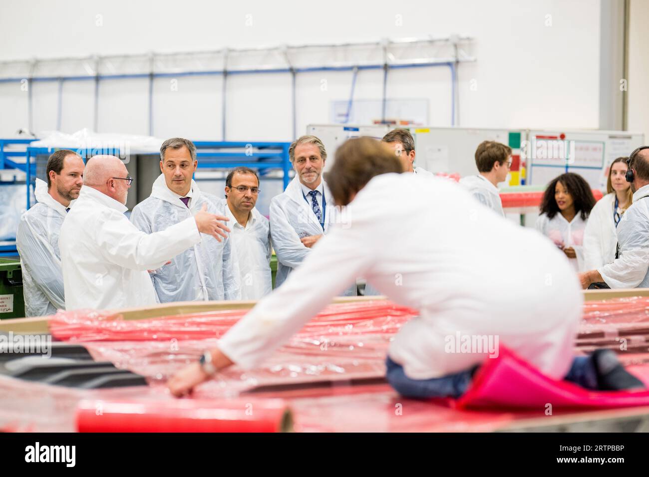 Lummen, Belgique. 14 septembre 2023. Le Premier ministre Alexander de ...