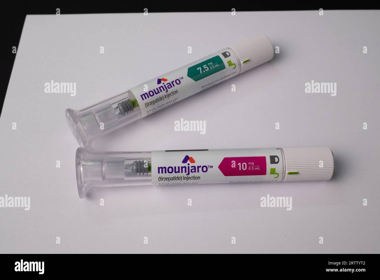 Injection de mounjaro Banque de photographies et d’images à haute ...