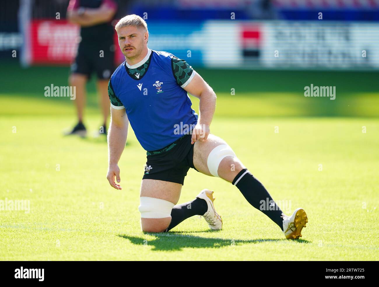 Aaron Wainwright du pays de Galles lors de la course du capitaine au ...