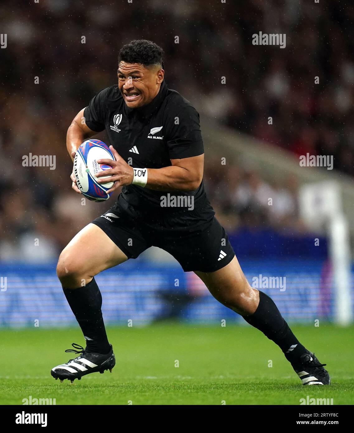 Caleb Clarke de Nouvelle-Zélande lors de la coupe du monde de rugby ...