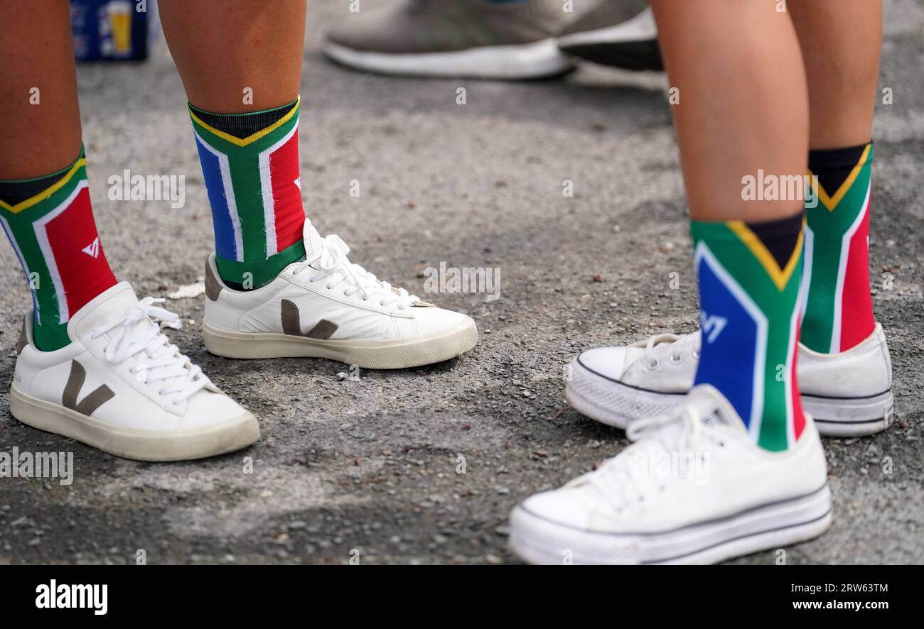 Les supporters d’Afrique du Sud arrivent pour la coupe du monde de ...
