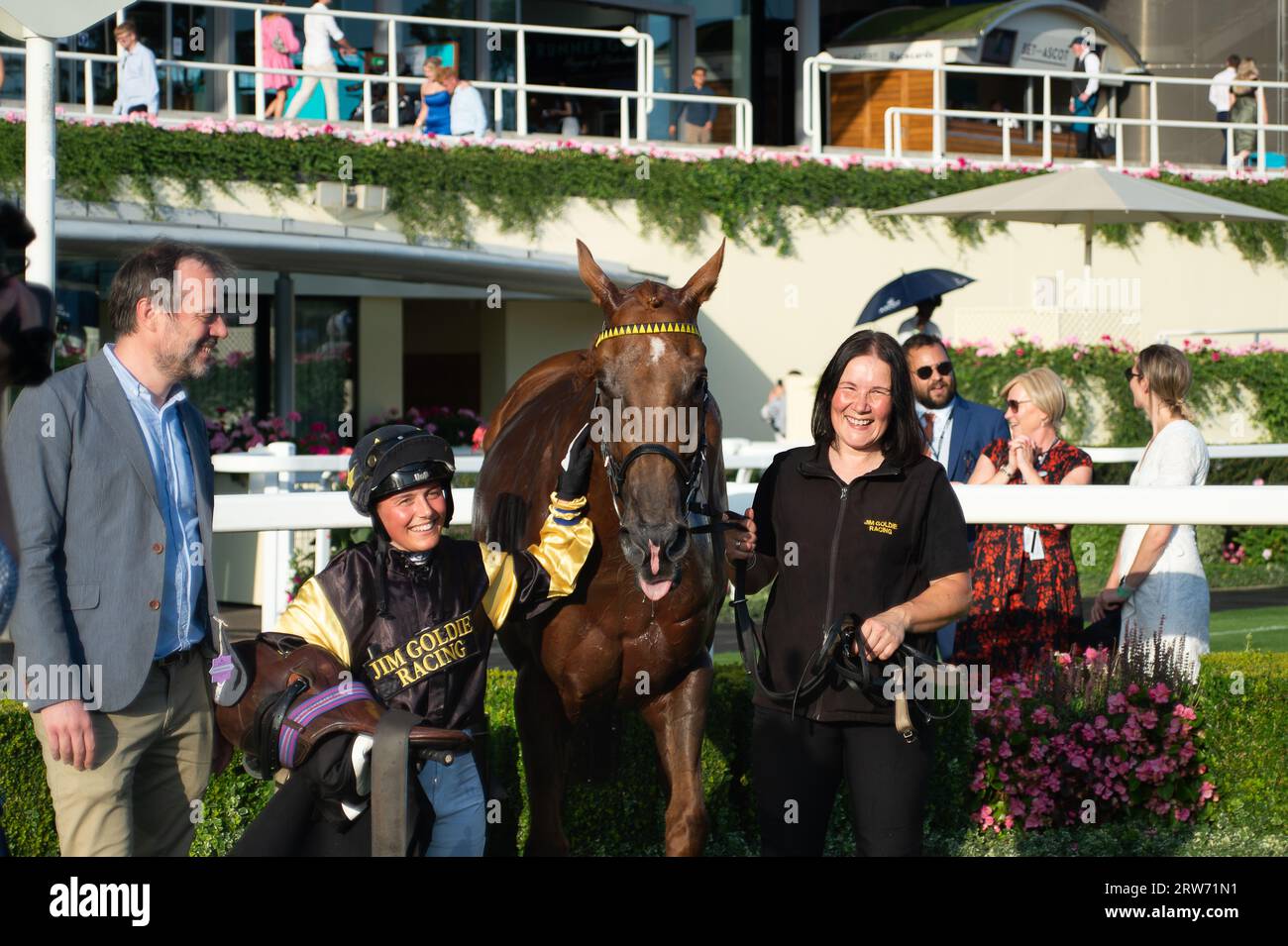 Ascot, Berkshire, Royaume-Uni. 9 septembre 2023. Horse Call Me Ginger ...