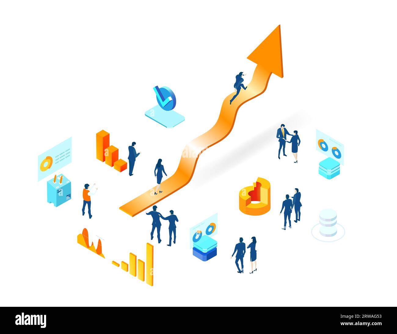 Infografia de planificacion Banque de photographies et d’images à haute résolution - Alamy