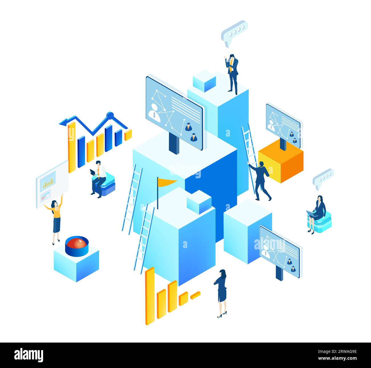 Infografia de planificacion Banque de photographies et d’images à haute résolution - Alamy