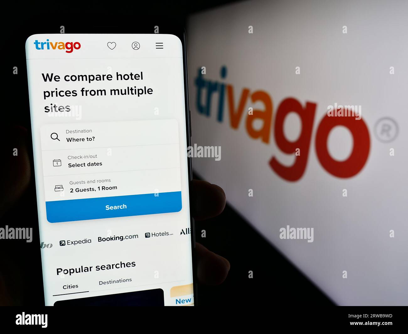 Trivago page Banque de photographies et d’images à haute résolution - Alamy