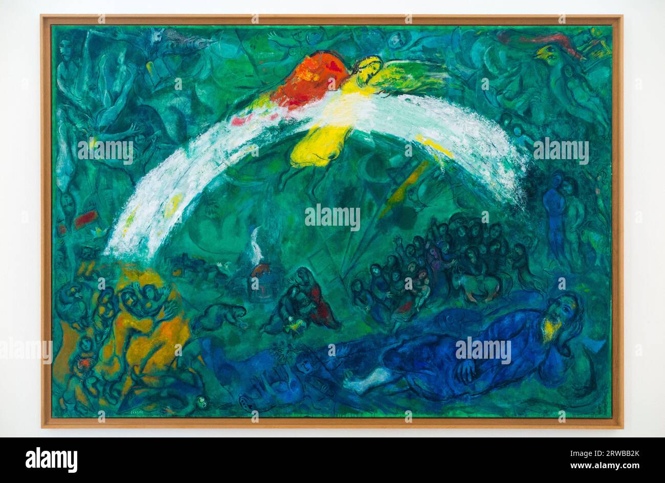 L'œuvre de Marc Chagall 'Noé et l'arc-en-cie' (Noé et l'arc-en-ciel ... L'œuvre de Marc Chagall 'Noé et l'arc-en-cie' (Noé et l'arc-en-ciel ...