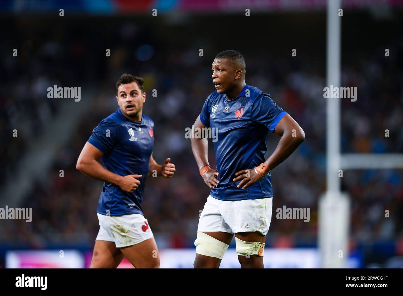 Cameron Woki lors de la coupe du monde de rugby à XV RWC 2023, match de ...