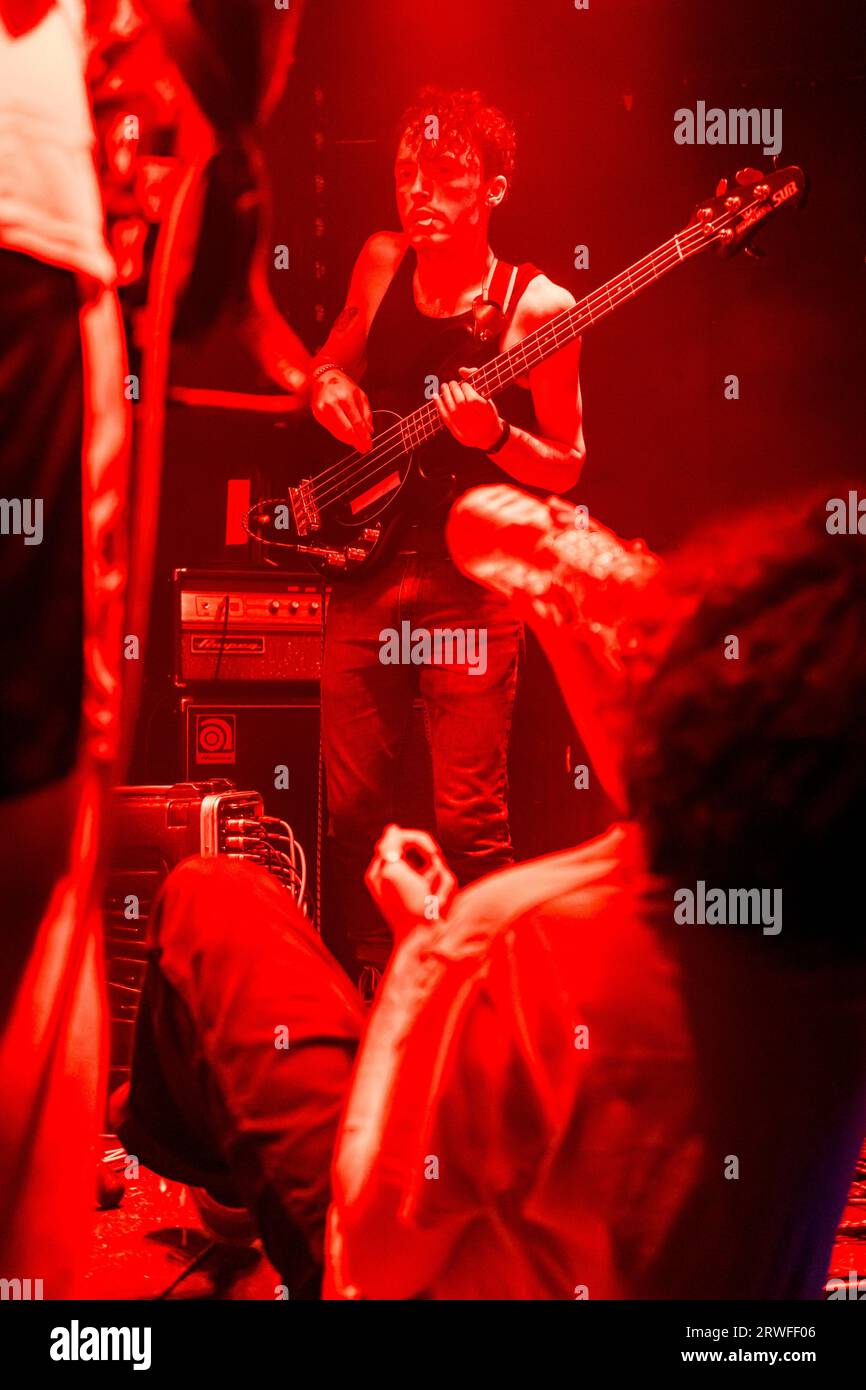 Édimbourg, Écosse. LUN 18 septembre 2023. Le groupe de noise punk ...