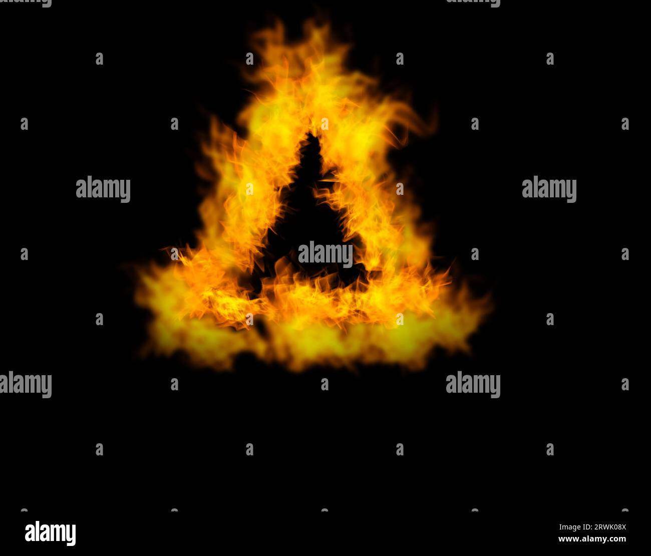 Triangle de feu Banque de photographies et d’images à haute résolution ...