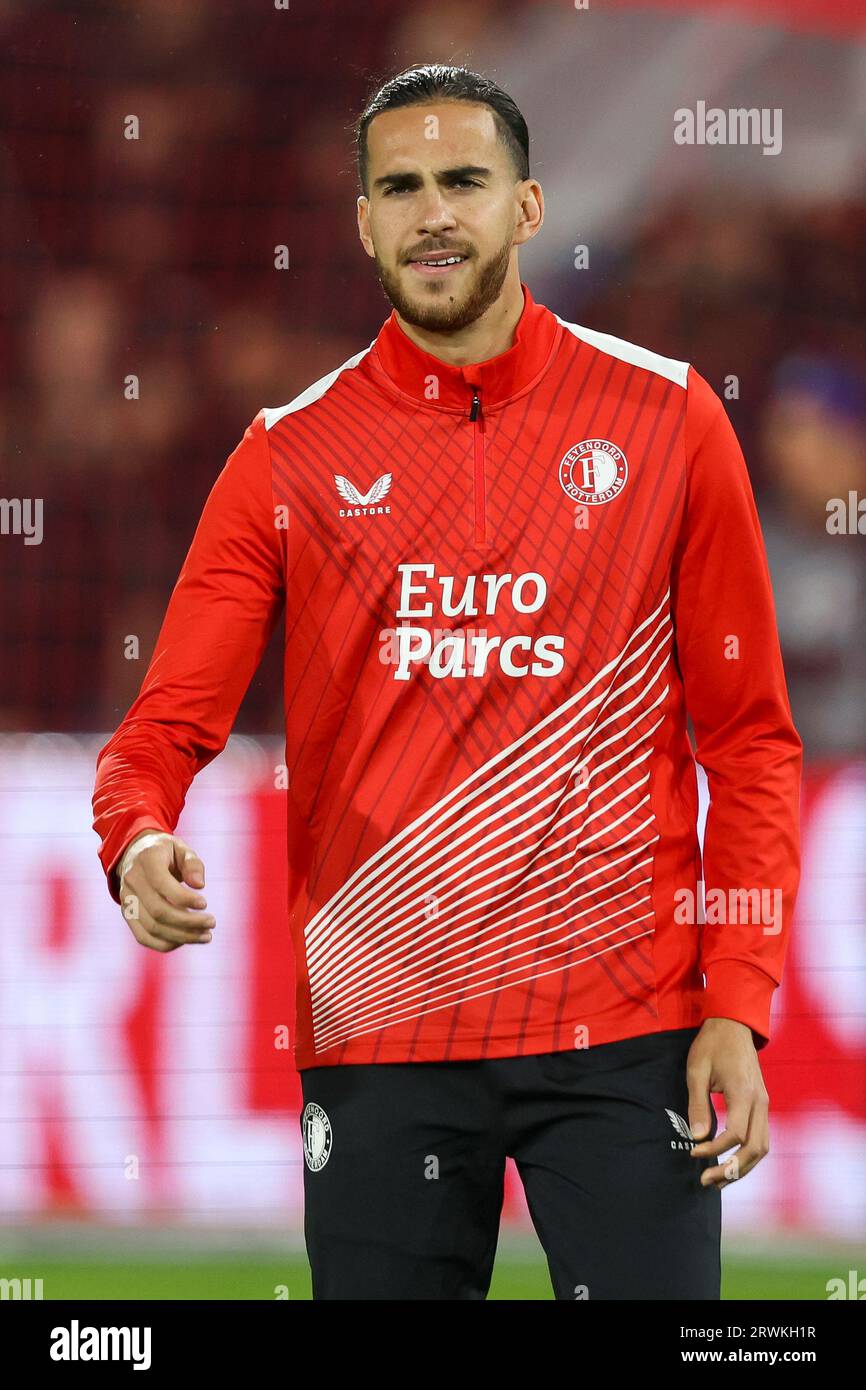 ROTTERDAM, PAYS-BAS - 19 SEPTEMBRE : Ramiz Zerrouki (Feyenoord Rotterdam) lors du match UEFA ...