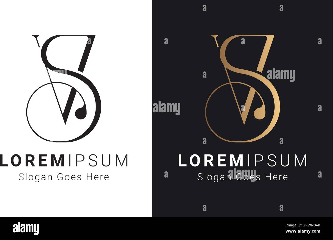 Initiales v Banque d'images vectorielles - Alamy