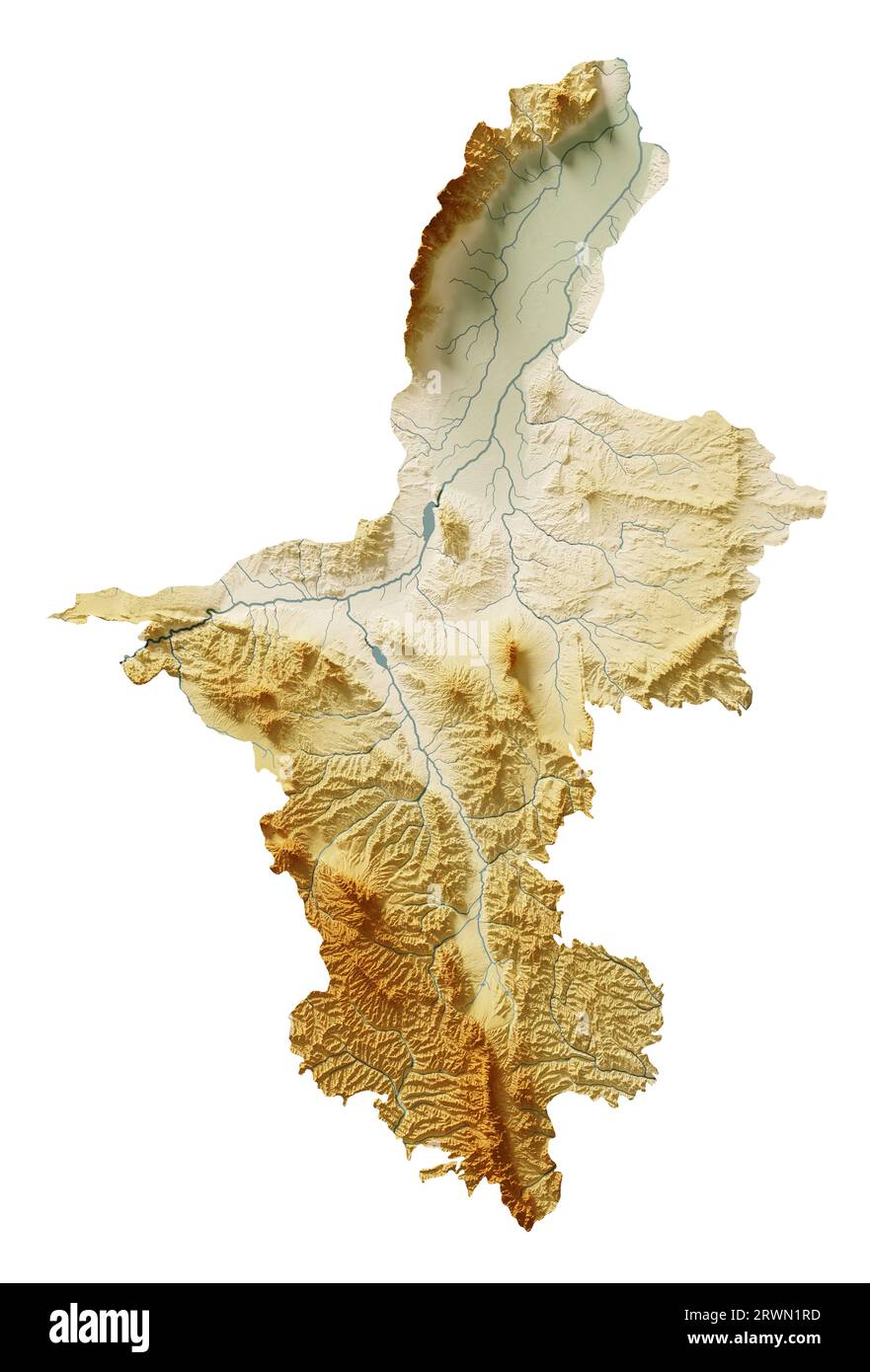 Carte en relief chine Banque de photographies et d’images à haute ...