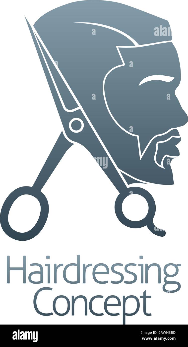 Indian barber Banque d'images vectorielles - Alamy