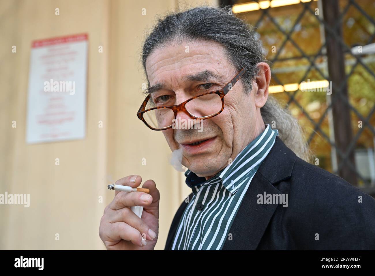 Brno, République tchèque. 21 septembre 2023. L’artiste conceptuel Pavel ...