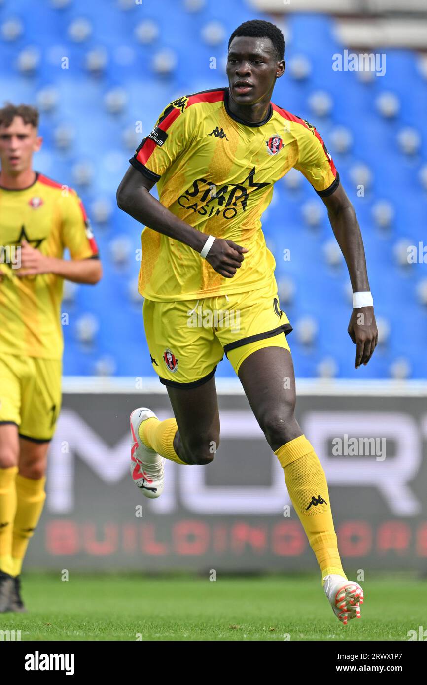 Pape Fall (9) du FC Seraing photographié lors d'un match de football ...