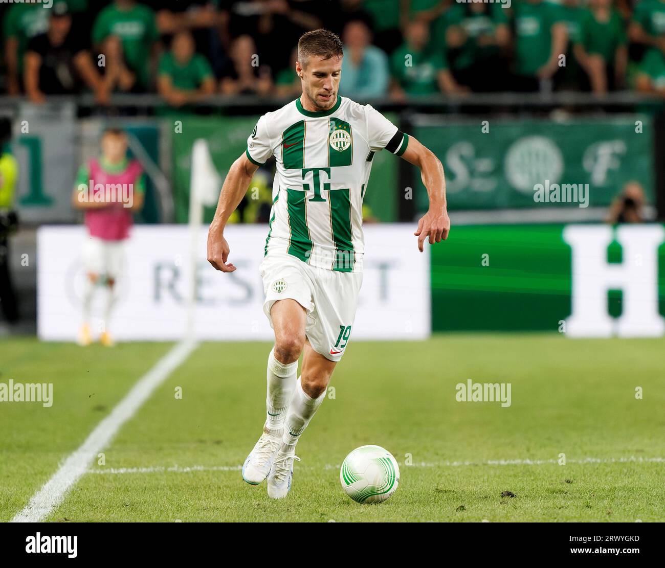 Budapest, Hongrie. 21 septembre 2023. Barnabas Varga de Ferencvarosi TC ...