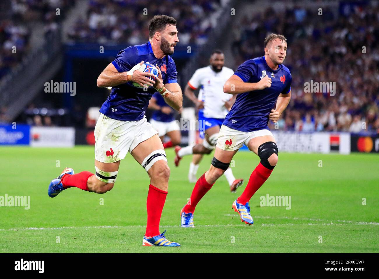 Charles Ollivon #7 de France lors du match de coupe du monde de rugby ...