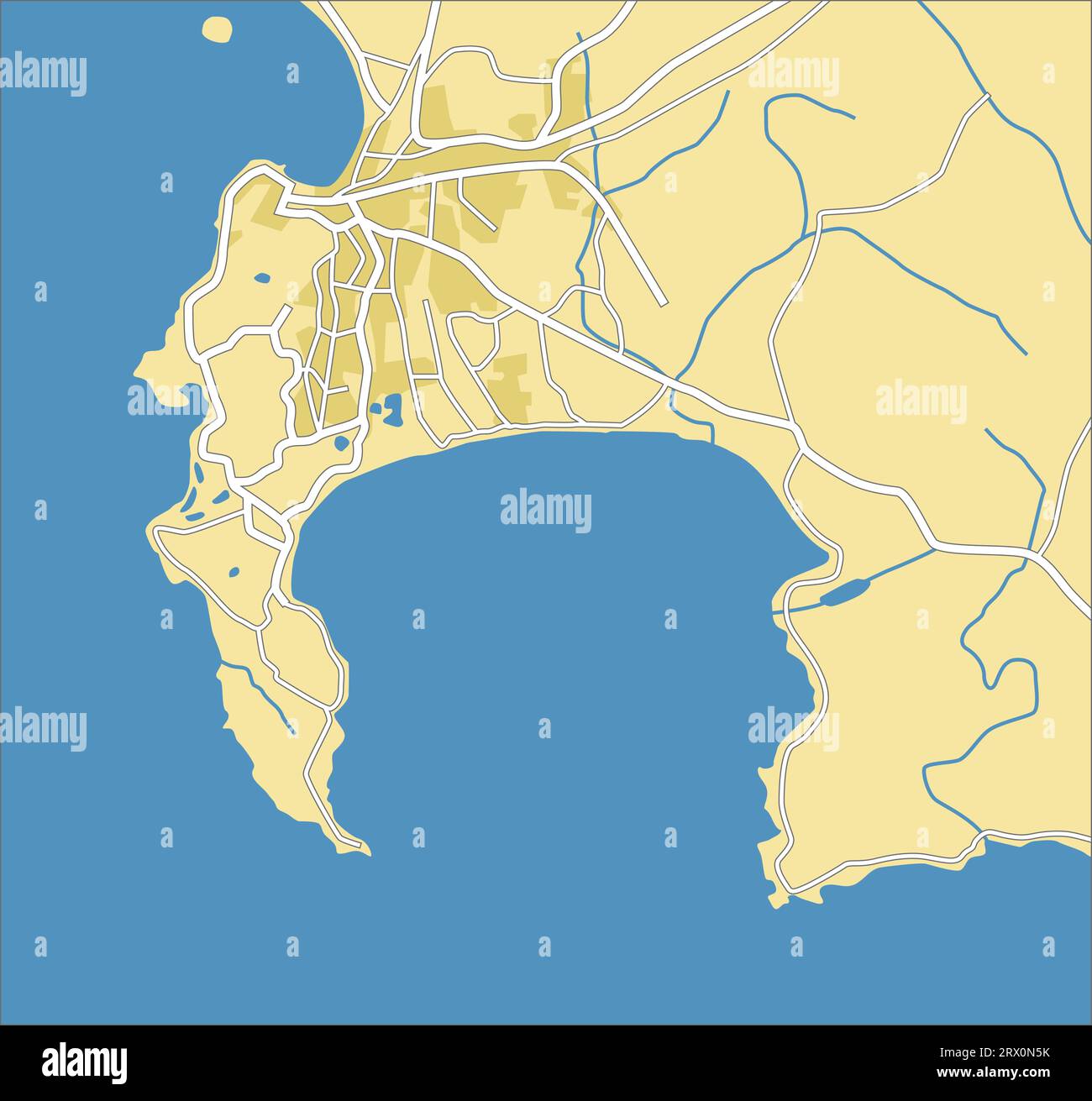 Cape of good hope map Banque d'images vectorielles - Alamy