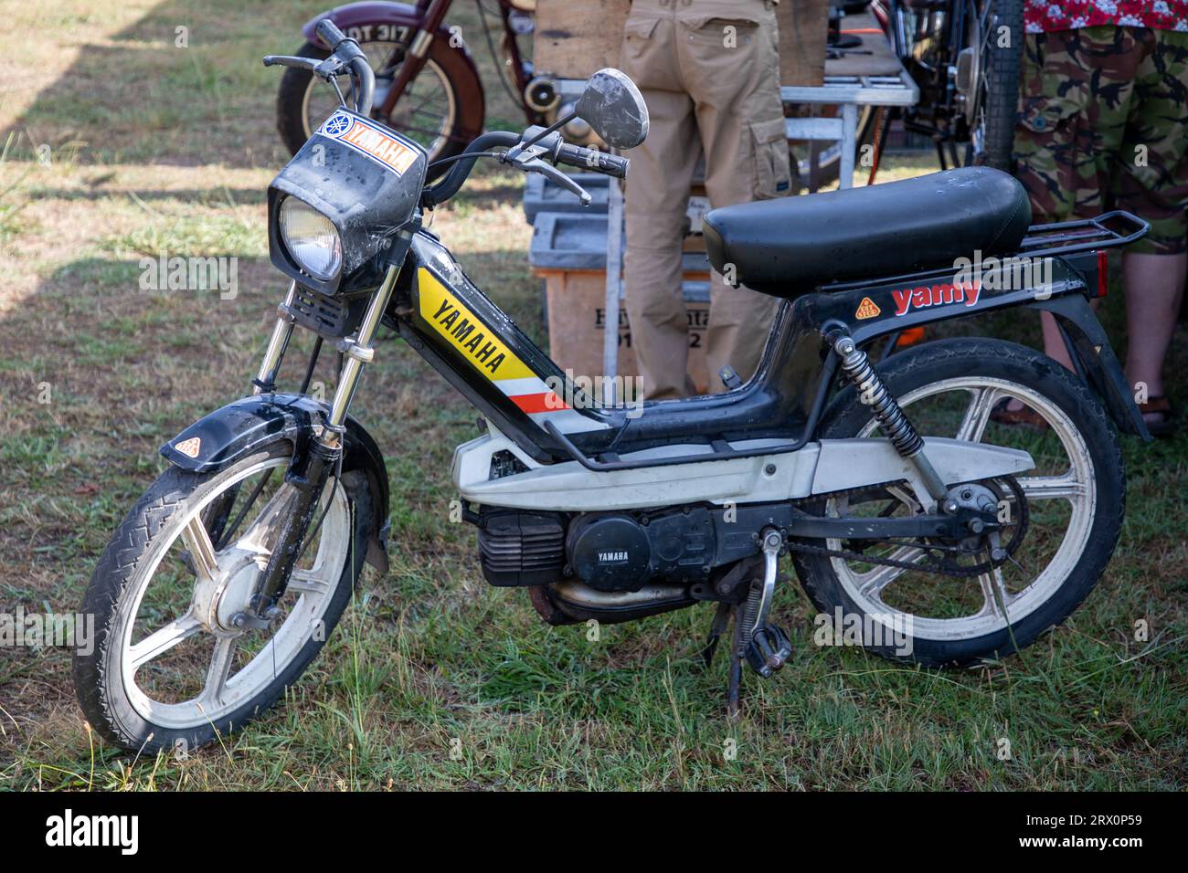 Bordeaux , France - 09 12 2023 : yamaha Yamy cyclomoteur 50cc vieille ...