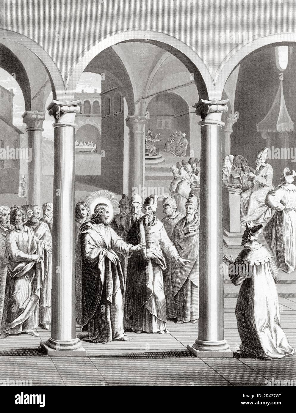 Jésus les scribes et les pharisiens Banque de photographies et d’images ...