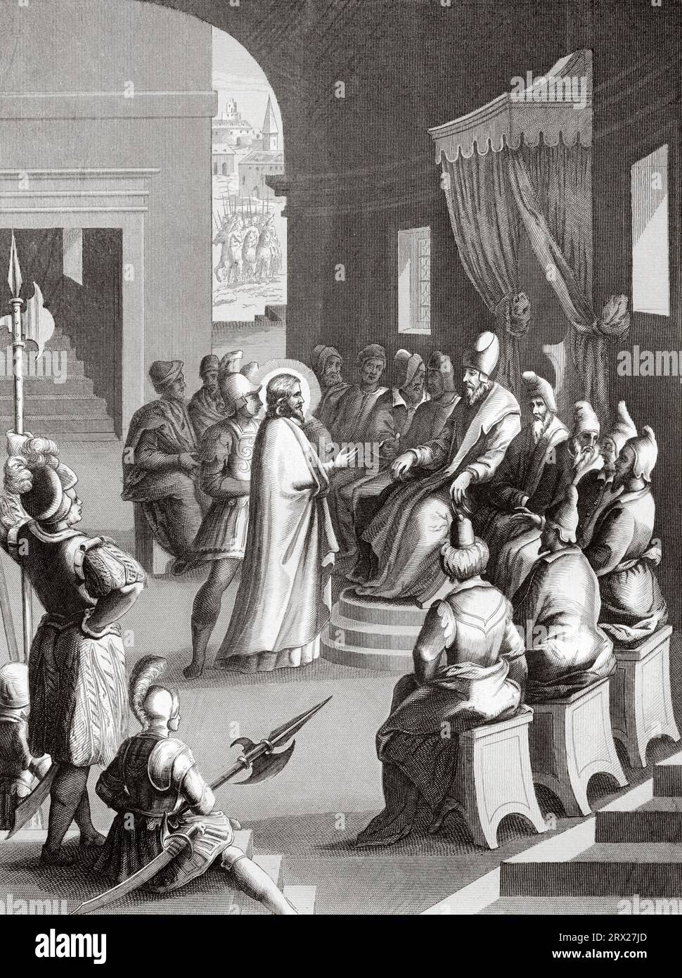 Jésus apparaît une deuxième fois devant le conseil des Juifs ...