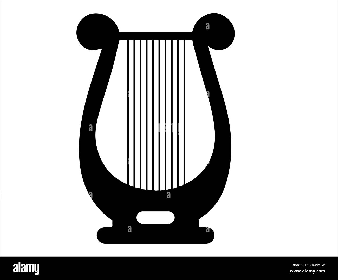 Art de la harpe Banque d'images vectorielles - Alamy