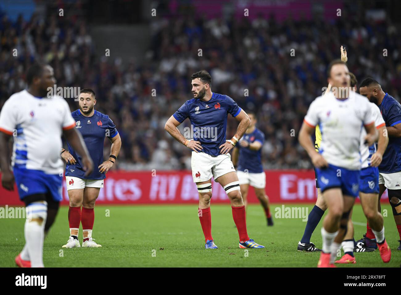 Charles Ollivon lors de la coupe du monde de rugby à XV RWC 2023, match ...