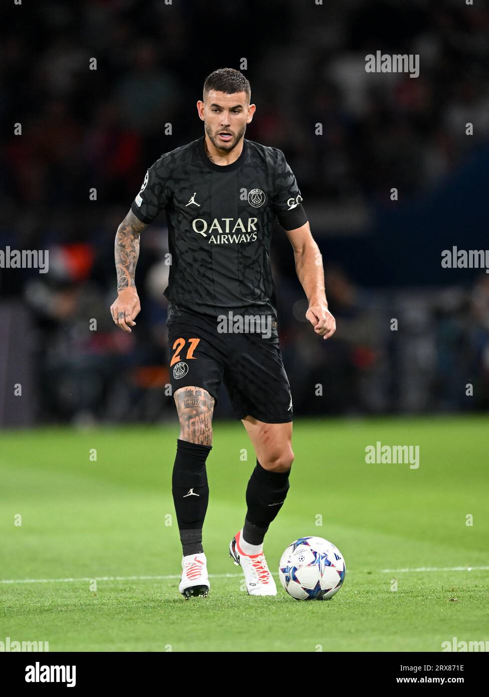 PARIS - Lucas Hernandez du Paris Saint-Germain lors du match de l'UEFA ...