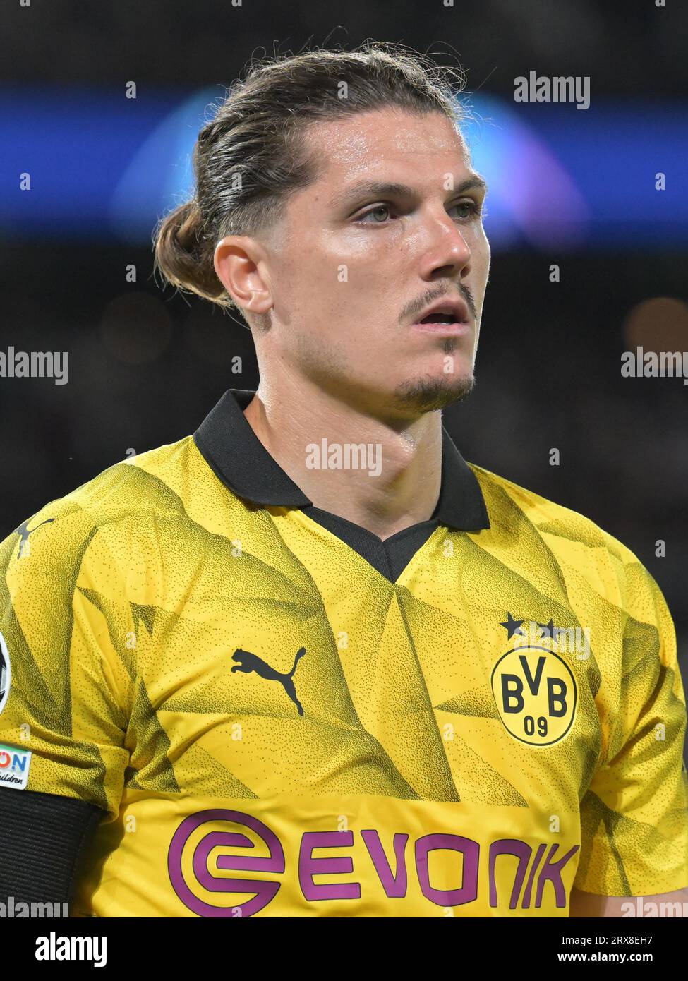 PARIS - Marcel Sabitzer du Borussia Dortmund lors du match de l'UEFA ...
