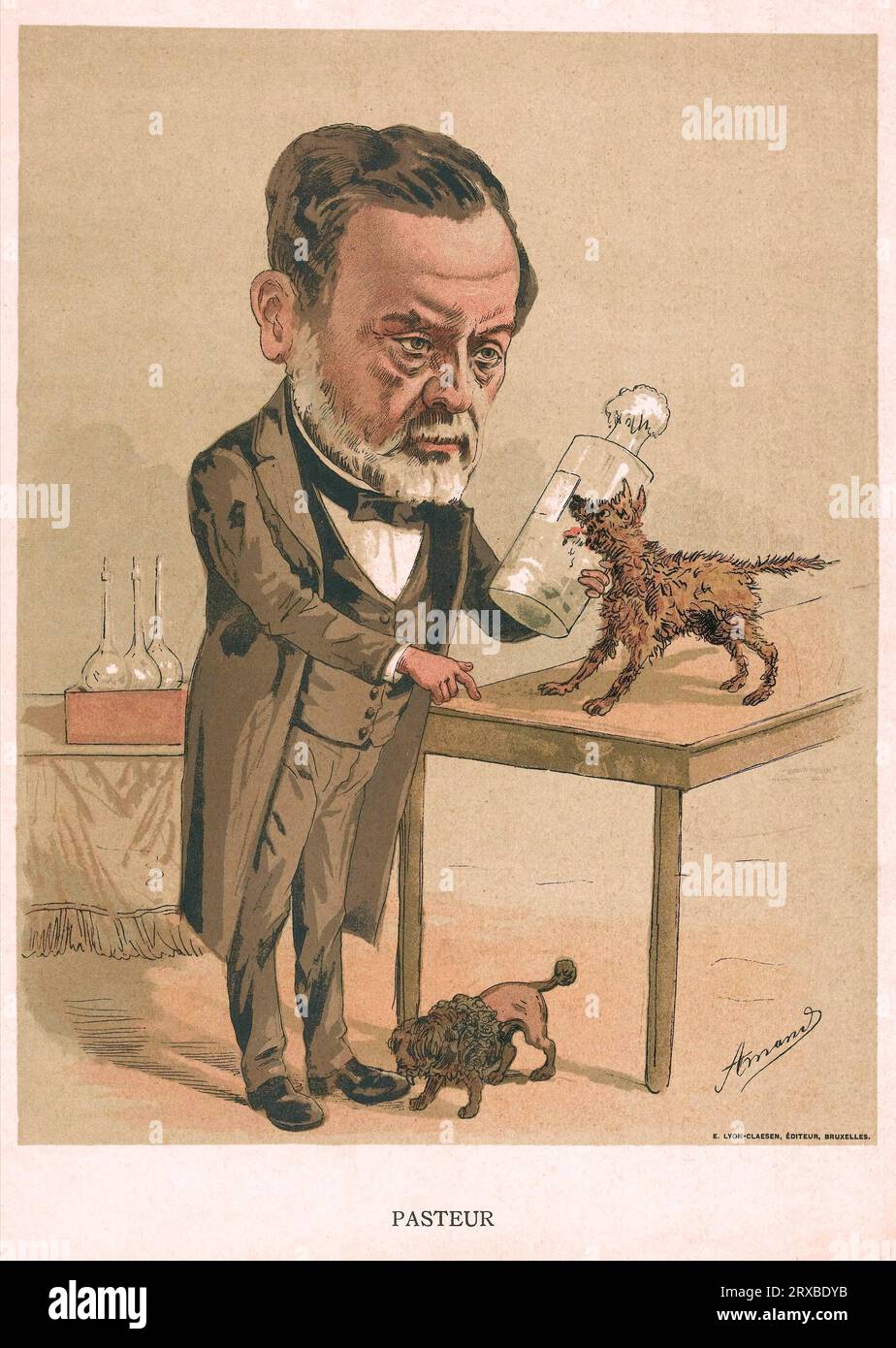 Portrait de Louis Pasteur, 1822 – 1895, est un chimiste et ...
