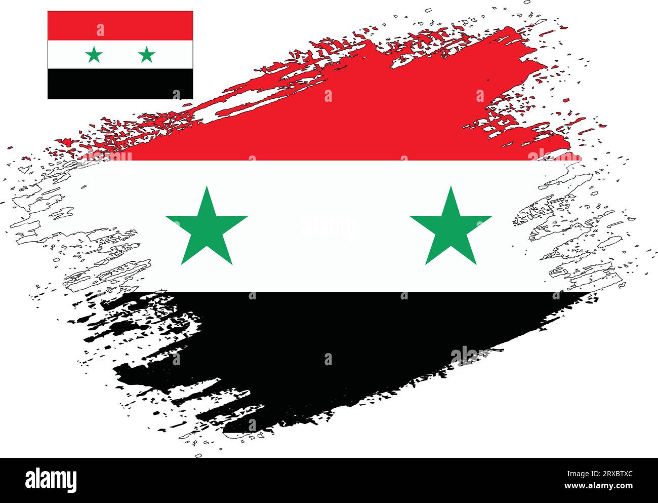 Syria flag Banque de photographies et d’images à haute résolution - Alamy