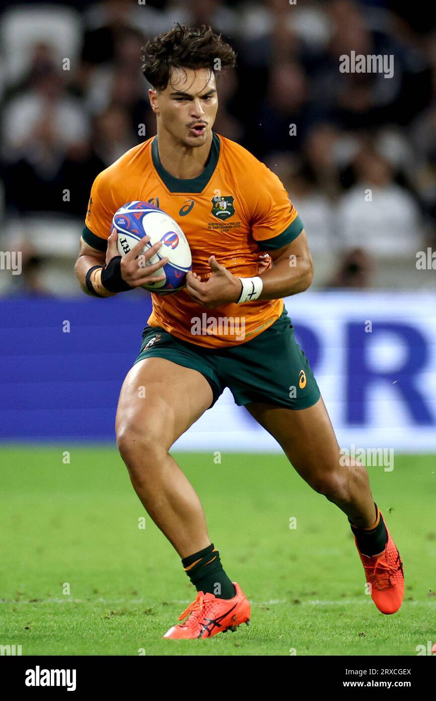 L'australien Jordan Petaia en action lors de la coupe du monde de rugby ...