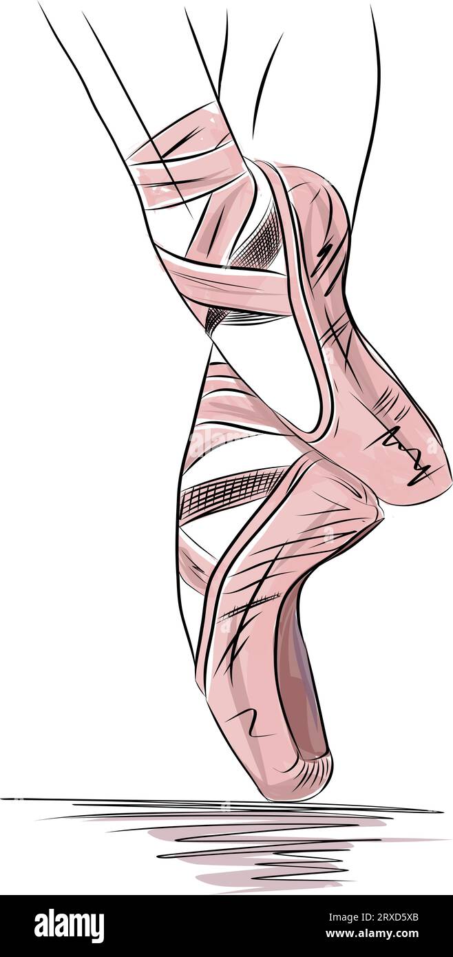 Esquema de pose de ballet Banque de photographies et d’images à haute ...