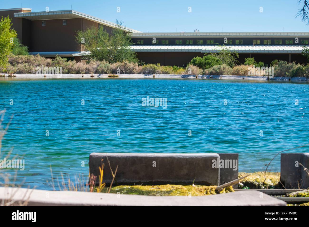 Le Corn Creek Visitor Center, au nord de Las Vegas, NV, informe les ...
