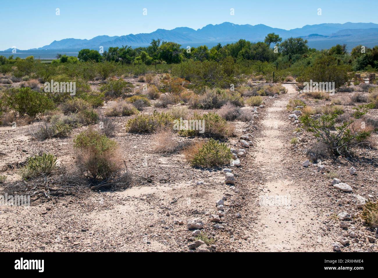 Le Corn Creek Visitor Center, au nord de Las Vegas, NV, informe les ...