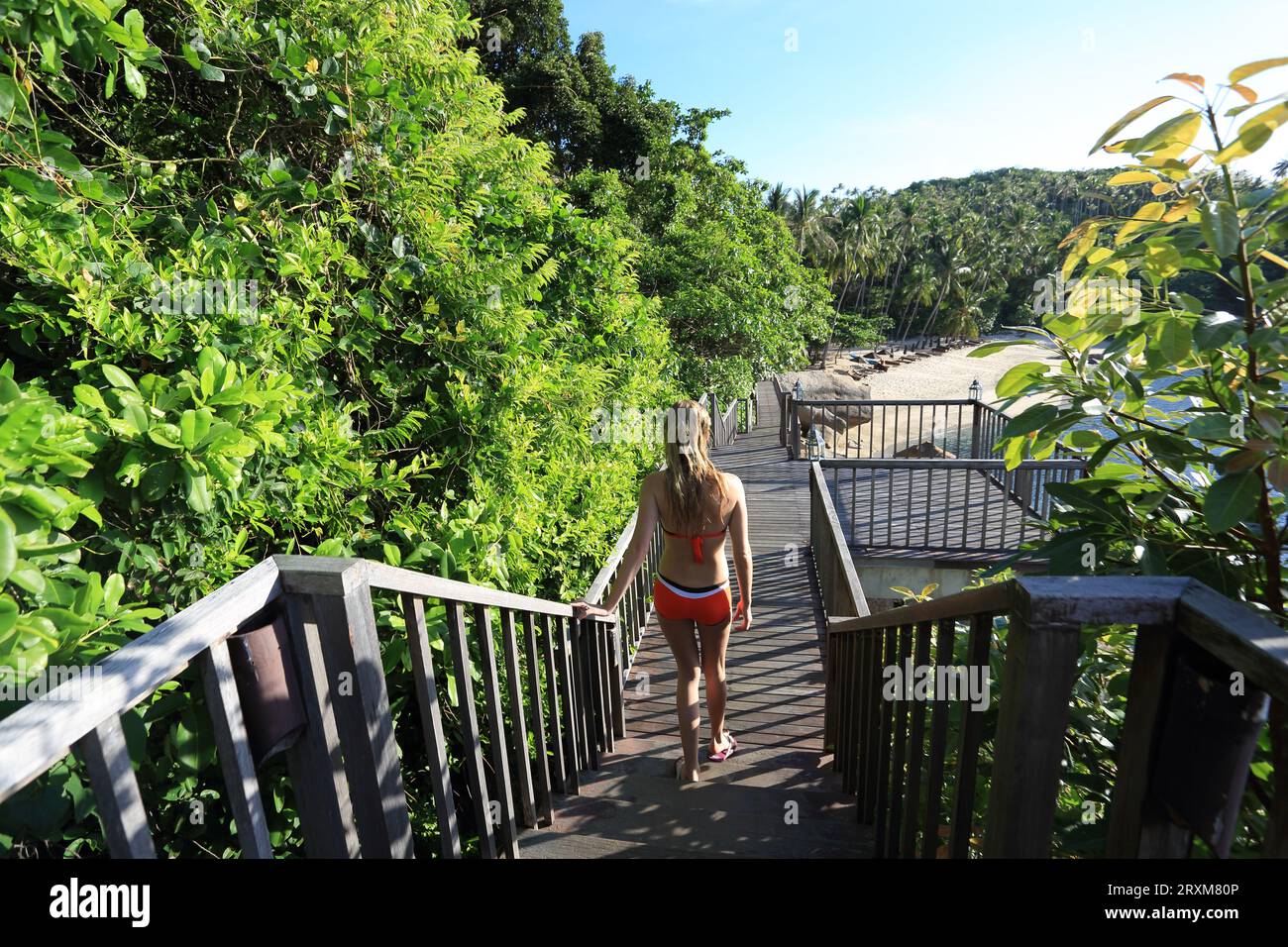 Orange bikini Banque de photographies et d’images à haute résolution ...