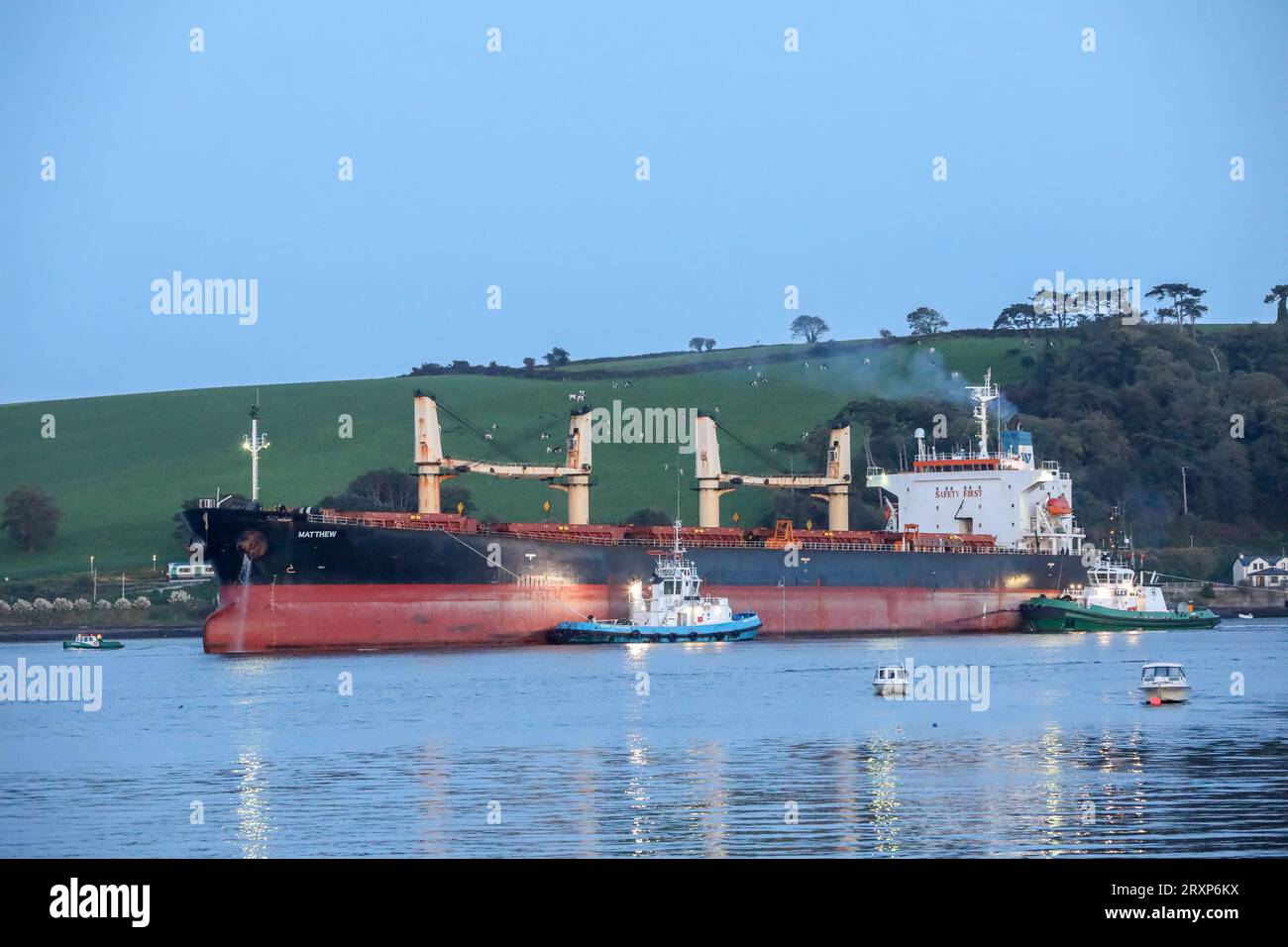 Marino point, Cork, Irlande. 26 septembre 2023. Le vraquier MV Matthew ...