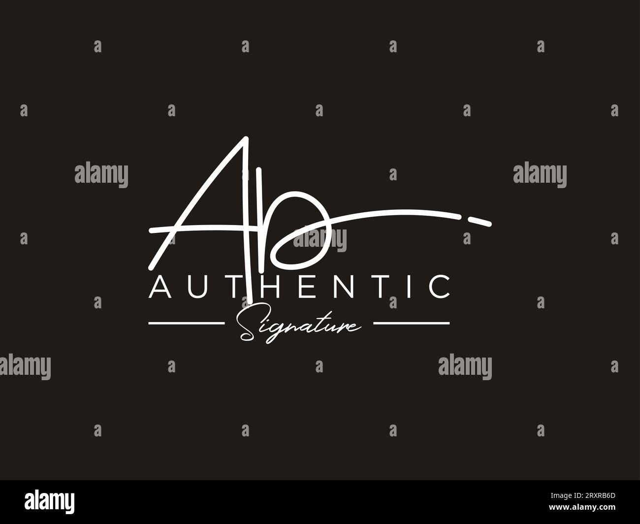 Ab signature Banque de photographies et d’images à haute résolution - Alamy