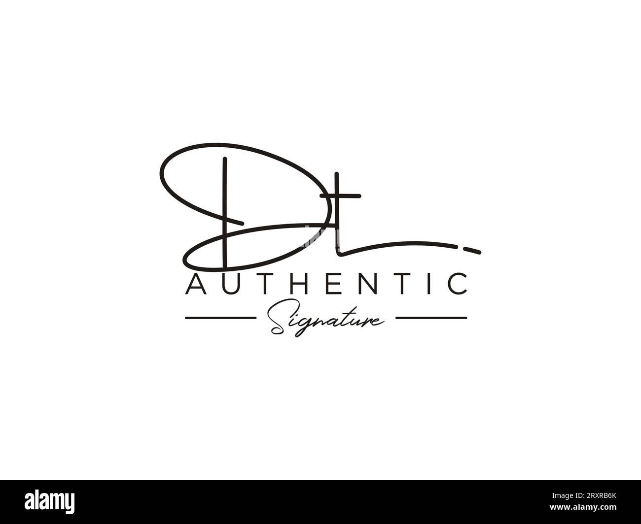 Logo de texte dt Banque de photographies et d’images à haute résolution ...