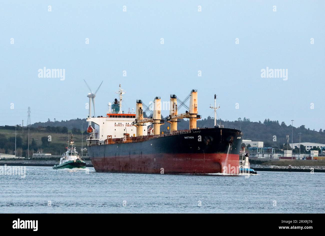 Marino point, Cork, Irlande. 26 septembre 2023. Le vraquier MV Matthew ...
