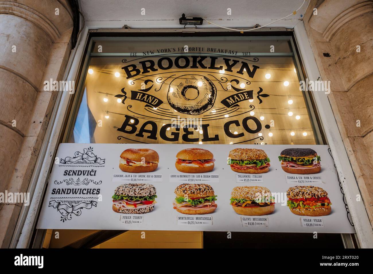 Brooklyn Bagel, une entreprise que le New Yorkais J.Kent Pepper a créée à Split après cinq ans d ...